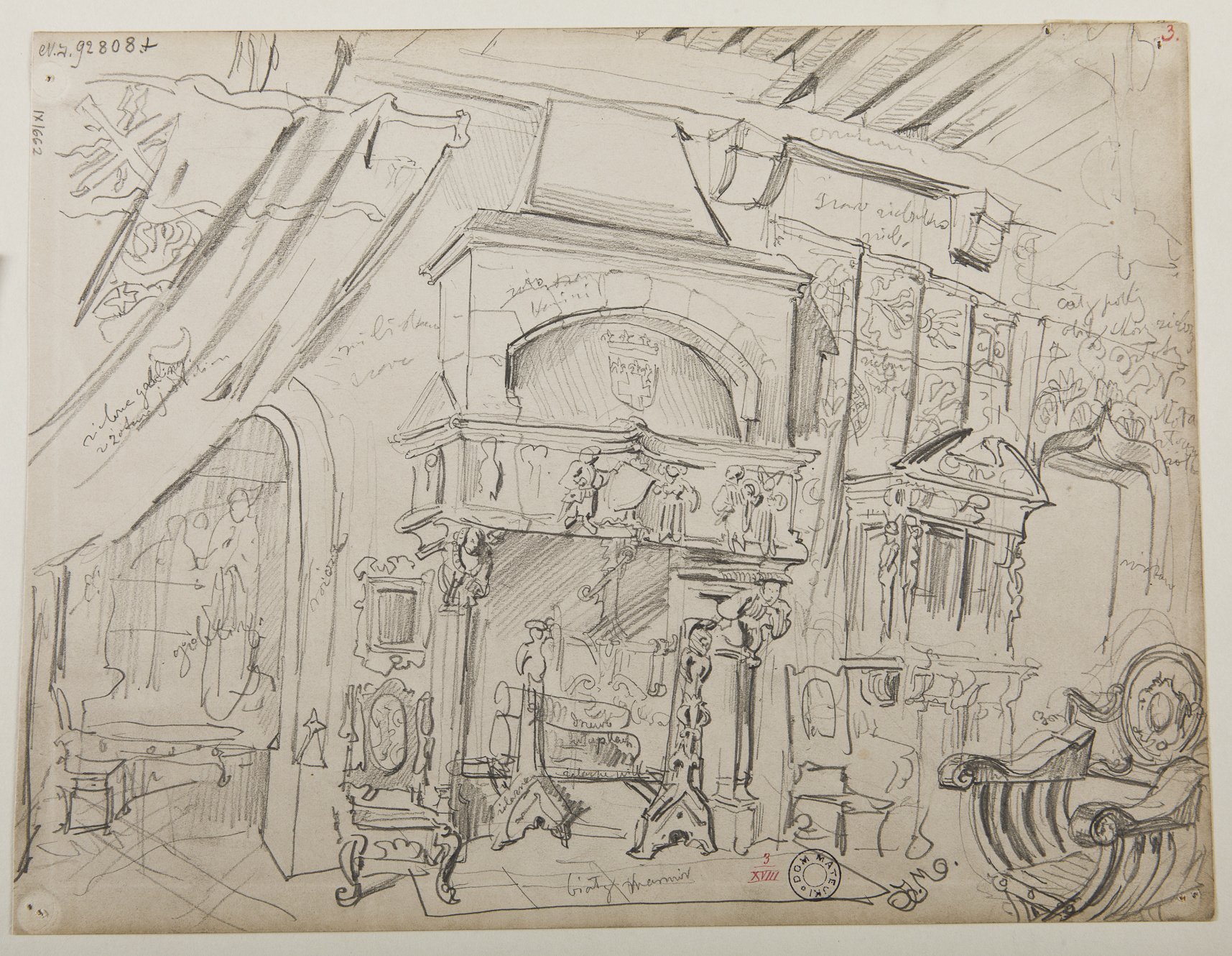 Rysunki architektoniczne Jana Matejki - Muzeum Narodowe w Krakowie